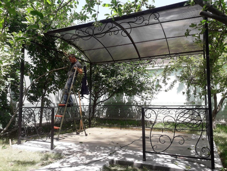 Недорогие кованые Перила, Навесы из лексана, Решётки, Ограждения на за