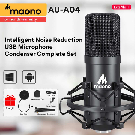 Лучший бюджетный USB-микрофон Maono по соотношению качество/цена