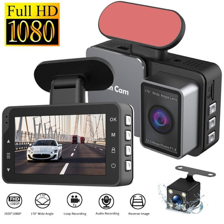 Avto moshina uchun gopro kamera full hd