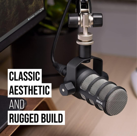 RODE PODMIC XLR - Cardioid Dynamic Микрофон Подкаст Профессиональный