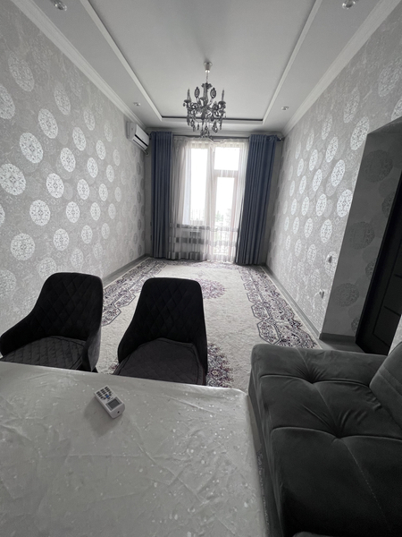 2х комнатная квартира, Сергели 8 в новостройке, евро ремонт.