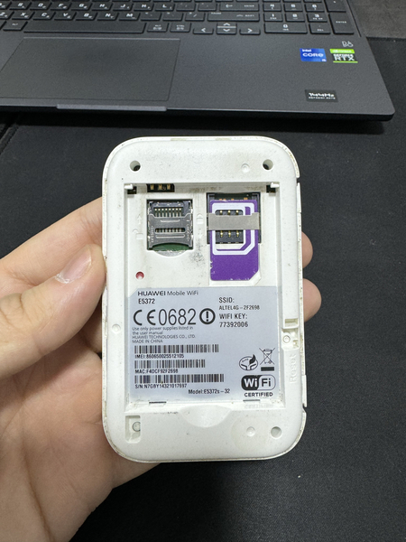 Wi fi Router 4G Huawei  sim karta qo’yas ishliydi
