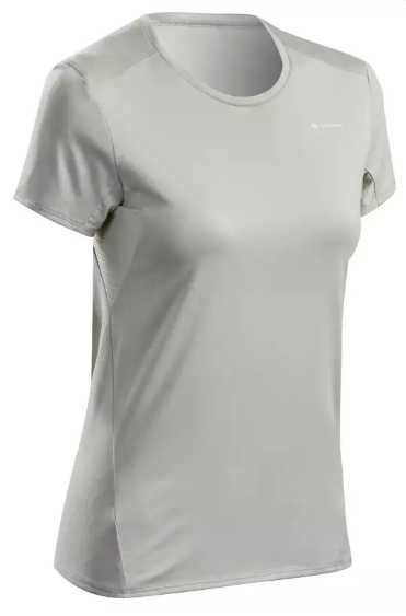 Женская футболка для горных походов MH100 QUECHUA хаки - M,L,XL,2XL