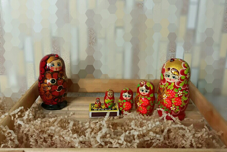 матрешка деревянные