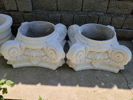 Гипсовые колонны, капителии, арка,лепнина, лепка