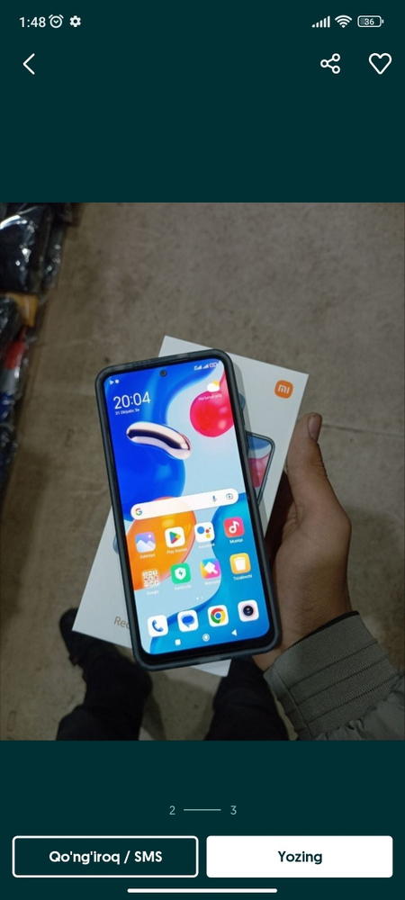 Retim 11 pura sotiladi yaxshi xolat