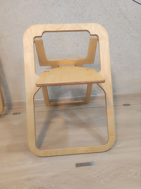 Складной стульчик из фанеры