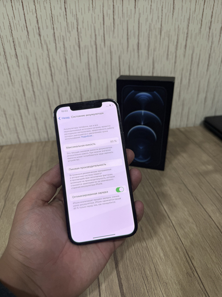 Iphone 12 pro 256 tali karobkali ocilmagan