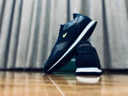 Lacoste мужские кожаные кроссовки