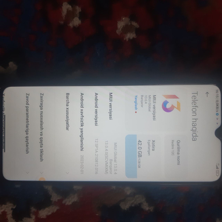 Redmi 12C Kafolati bor