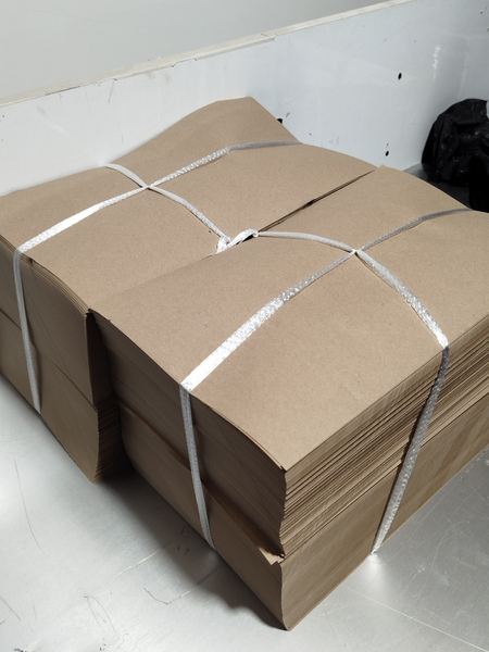 Somsa paket kraft qogoz gumma va somsa uchun paket