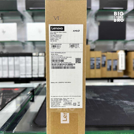 Lenovo V15 AMD R5 7520U/8GB LPDDR5/256GB SSD/AMD Radeon/15.6