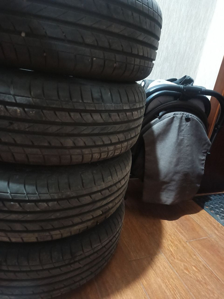 Диски и шины от BYD E2 (205/60/R16). 6700 км. В отличном состоянии