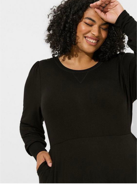 Plus size. Американское платье-туника из вискозы