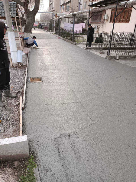 Строительство тротуаров, бордюров, отмосток. Стяжка полов.маналит