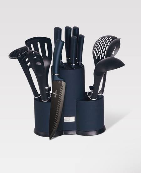 Berlinger Haus - SET Кухонный набор ножей гранатовый