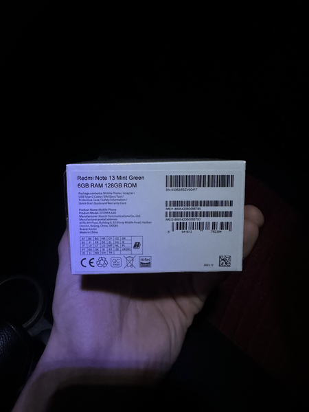 Redmi not 13 6/128
