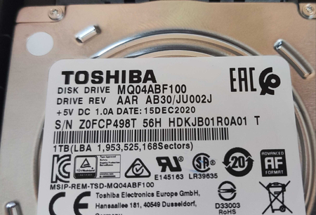 Usb HDD 1tb 