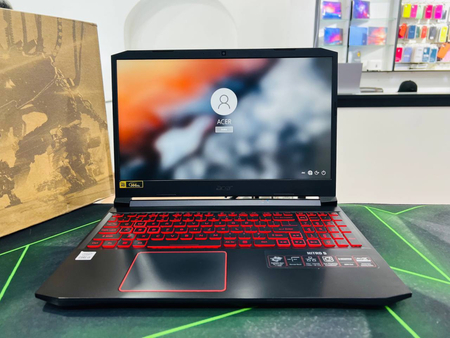 acer Nitro 5 core i5-10gen 8GB/256GB GTX1650Ti 4GB