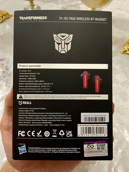 Наушник (беспроводные) Transformers