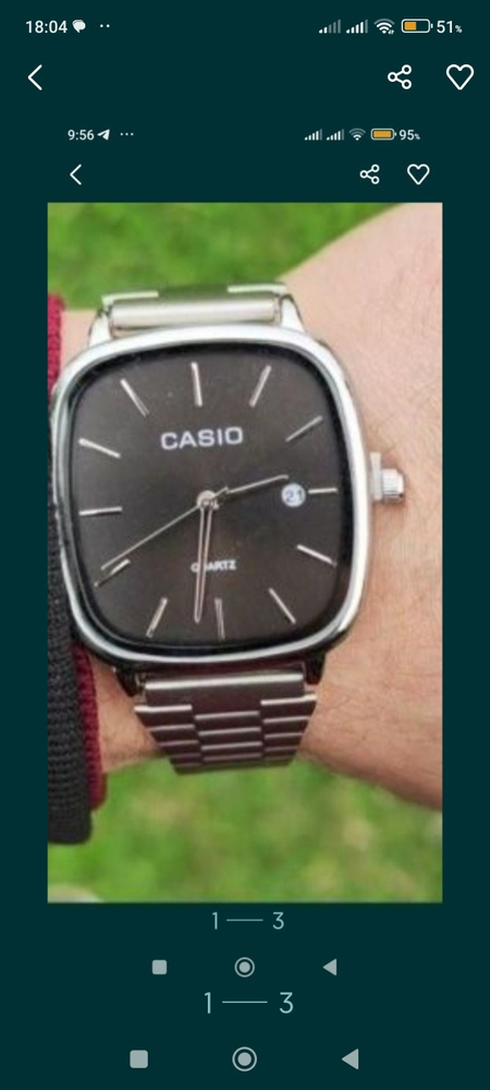 Casio наручний часи