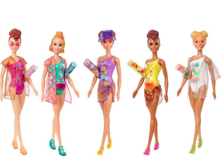 Barbie Color Reveal Doll With 7 Surprises