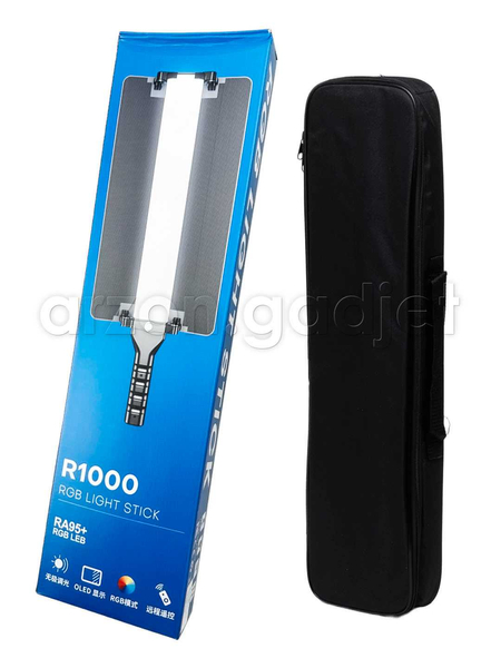 Profesional video yorug\\\'lik, RGB Light Stick R1000, batareykasi bilan