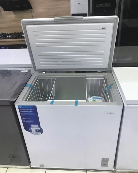 Морозильник Midea (ларь) Модернизированный (198L) Доставка бесплатно