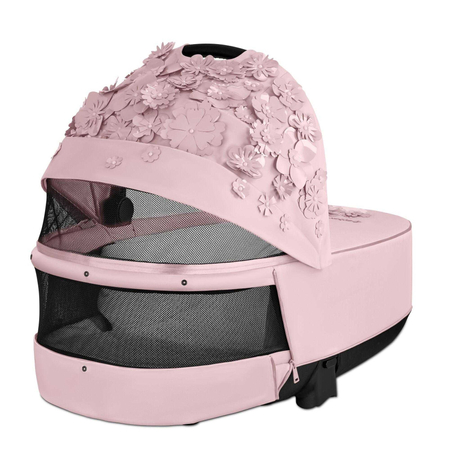 Коляска Cybex Priam 2в1 Rose Gold шасси + Люлька Simply Flowers