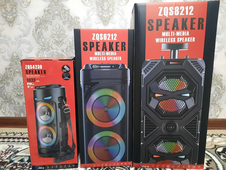 БЕПУЛ Доставка, Янги Сифатли Колонкалар ZQS4239+Микрофон. Юқори Сифат!