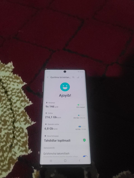 Samsung note 10 12/256gb