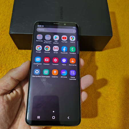 Samsung Gallaxy S9+plus sotiladi ofitsalniy dokument