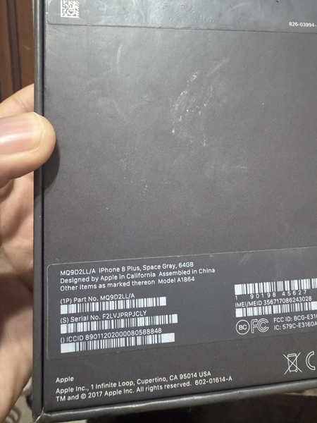 Karobka Iphone 8 plus 64gb