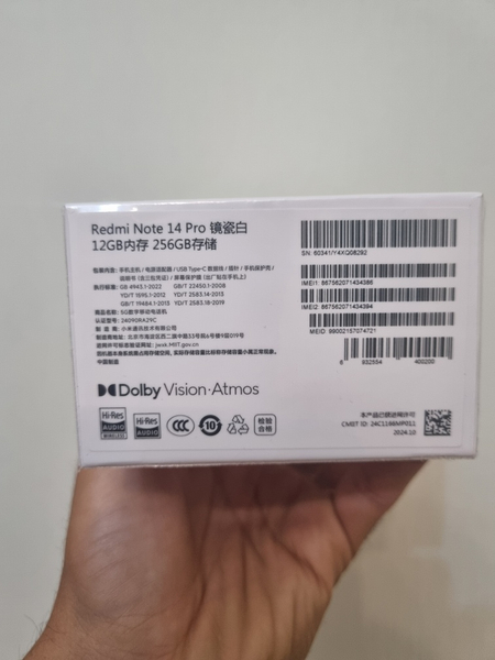 Redmi note 14 pro 12/256