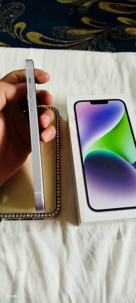 ¡Phone 14 plus 128 gb Purple 95 yomkist aybi yuq yengi e sim  arzon na