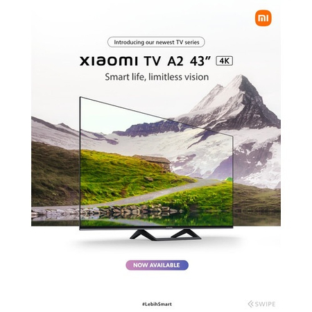 Телевизор Xiaomi 43 Mi TV A2 4K Smart HDR Global Новинка Android 2