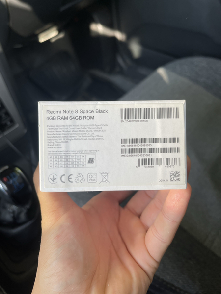 Redmi Note 8 Space Black 64GB