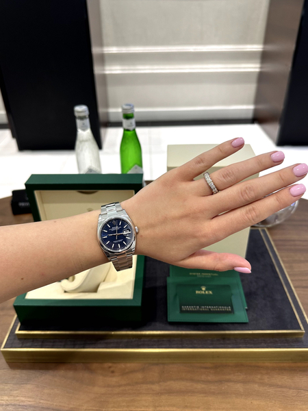 NEW Rolex Datejust 36 mm Steel 126200 Blue Motif