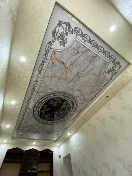 Натяжные потолки  55000