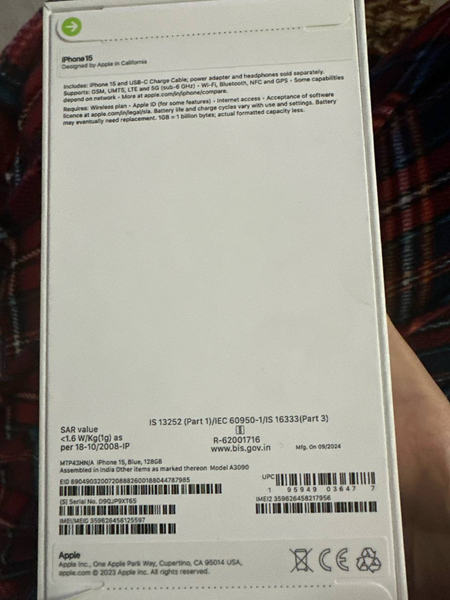 Продается  новый. IPhone 15