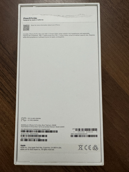 Iphone 15 pro max 256 сотилади