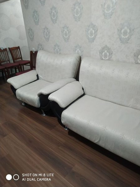Мягкая мебель  диван и одно большое кресло раскладное