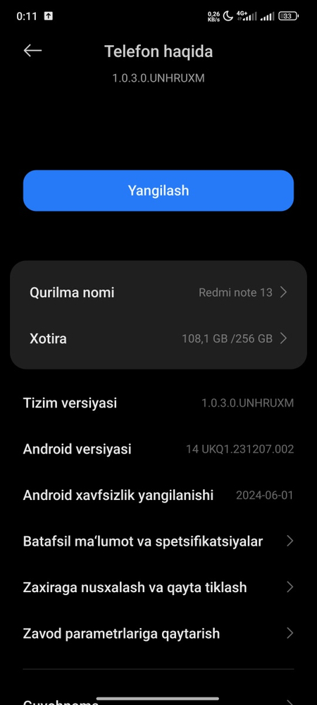 Redmi not 13 srochna