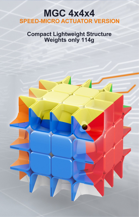 Кубик Рубик MGC 4x4 UV и Micro Actuator