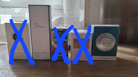 Продаются духи Mitsouko, Oscar de la Renta, Русалка