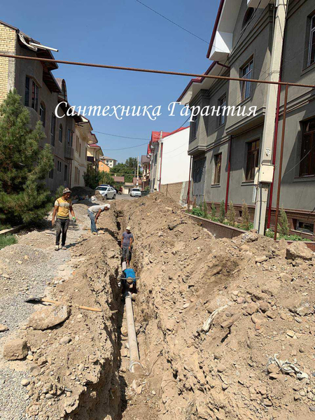 д Траншея врезка колодец кудук урачи хихмати