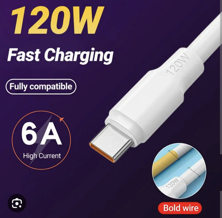 Зарядное устройство Turbo 120W Оригинальные и качественные зарядные ус
