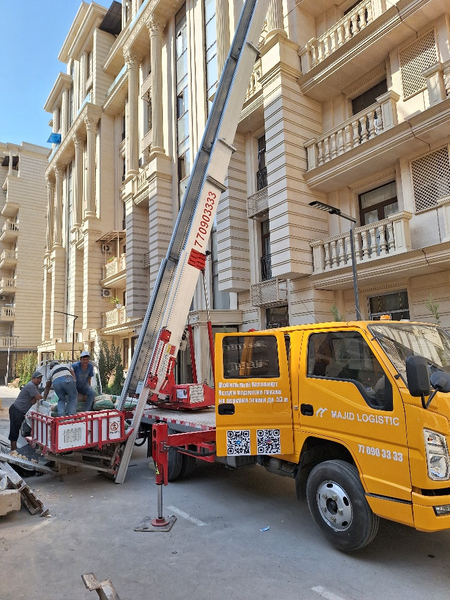 Автолифт- Услуги поднятия грузов ,материалов и доставка смеси в мешках
