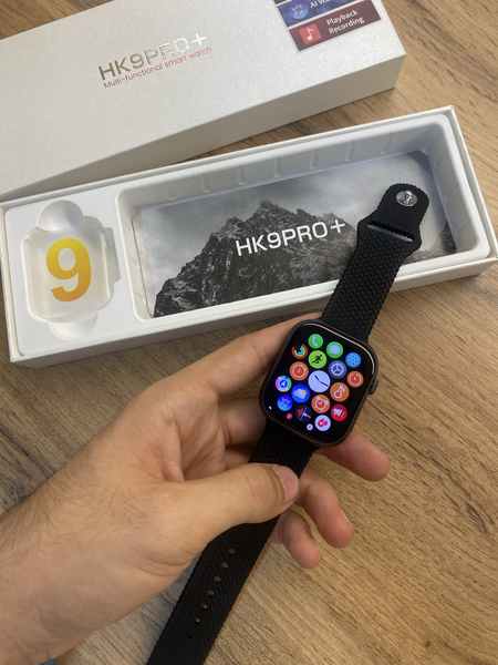 HK 9 PRO MAX aqlli soat AMOLED display