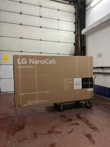 Продаю новые телевизоры LG 86NANO80T6A 120гц модель 2024